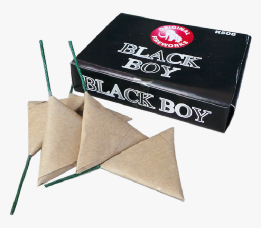Original Fireworks Triangle Cracker / Black Boy - Box, HD Png Download ...