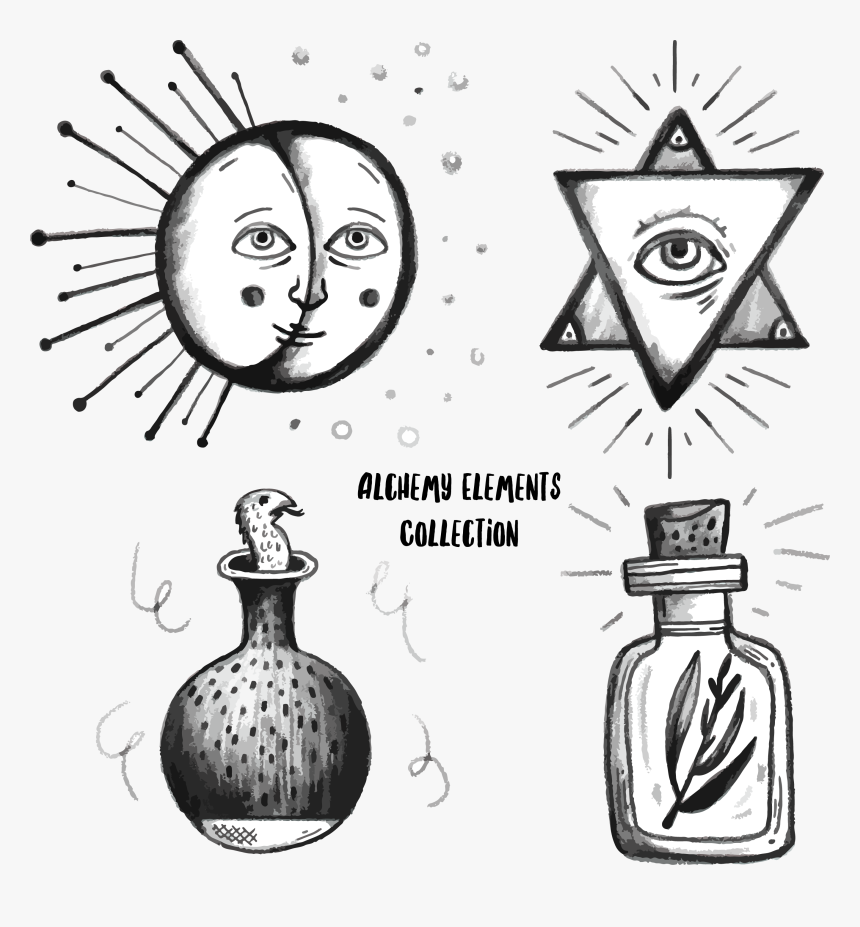 Alchemy Clipart Alchemist - Drawing Alchemical Symbol, HD Png Download ...