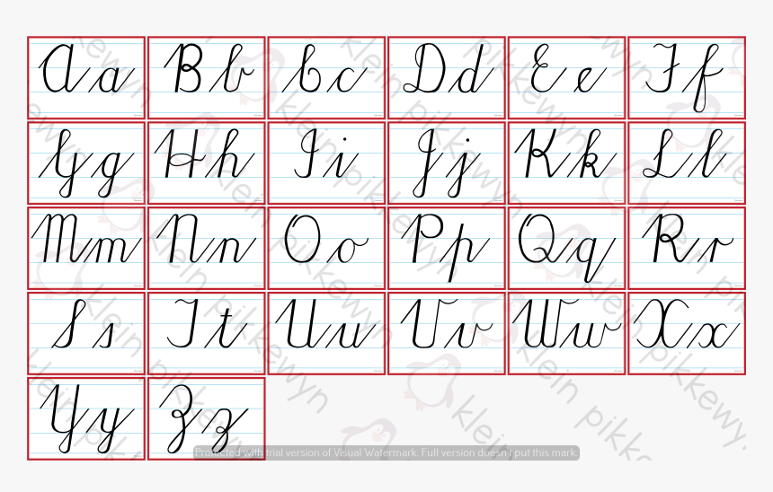 Cursive Hand Writing Examples - Handwriting, HD Png Download ...