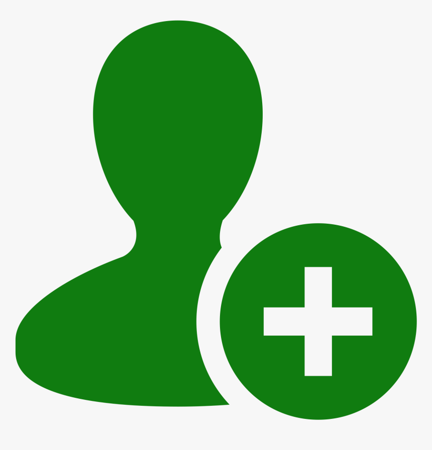 Add User Male Icon - Transparent Add User Icon, HD Png Download ...