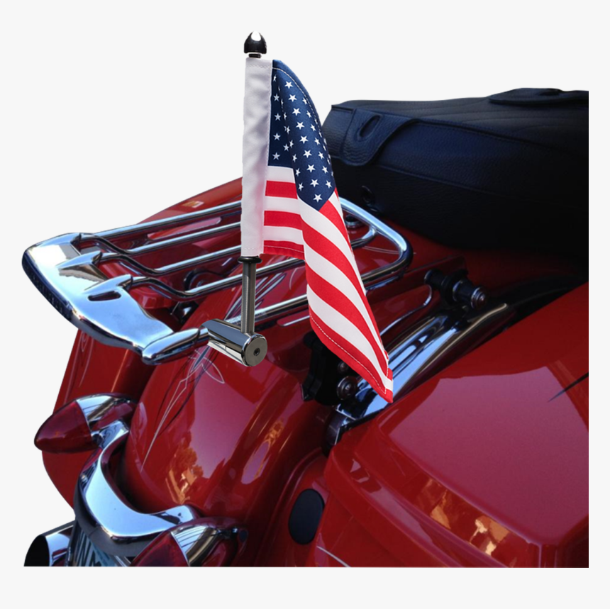 Automotive 1 Flagpole And 2 Usa Flag Motorcycle Flagpole - Flag Of The ...