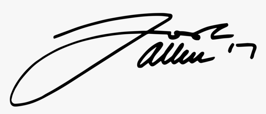 Buffalo S Josh Allen - Calligraphy, HD Png Download , Transparent Png ...