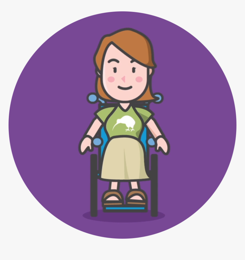 Disability Support - Cartoon, HD Png Download , Transparent Png Image ...