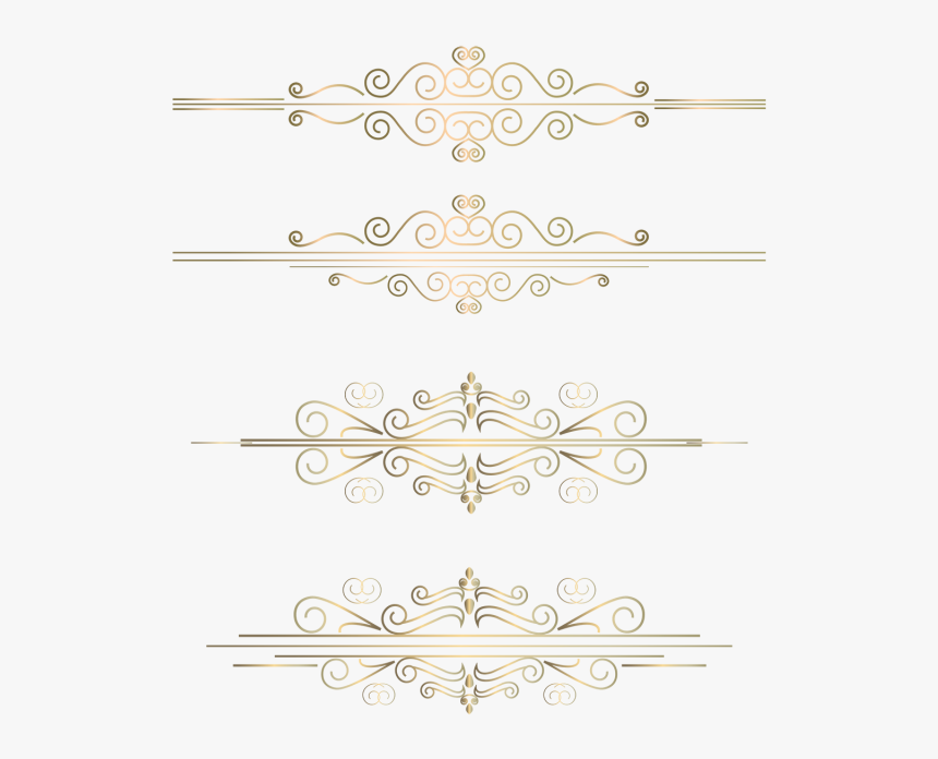 Transparent Border Gold Png - Vetor Png Rose Gold, Png Download ...