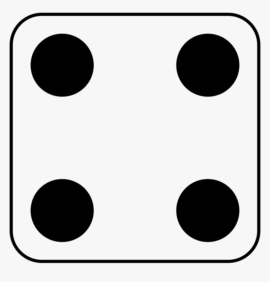 Transparent Four Png - 4 Side Of Dice, Png Download , Transparent Png ...