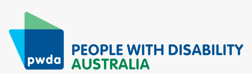 A Blue Square With Pwda In White Text In The Middle - People With ...