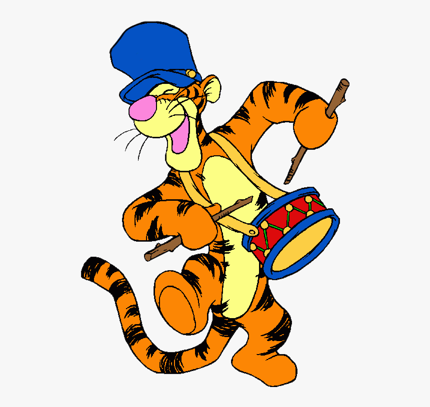 Tigger Transparent Clipart Disney - Tigger Drum, HD Png Download ...