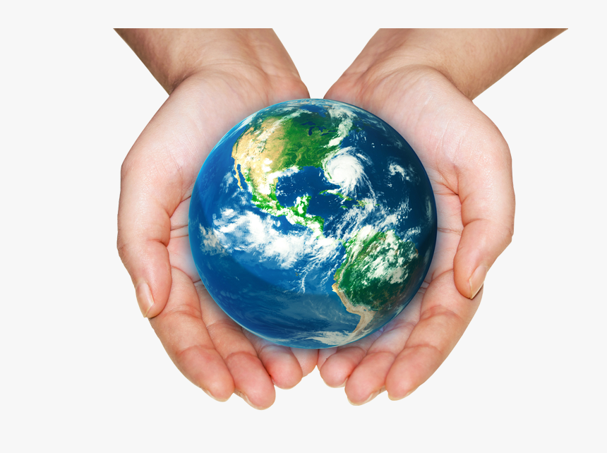 Earth In Hands White Background, HD Png Download , Transparent Png ...