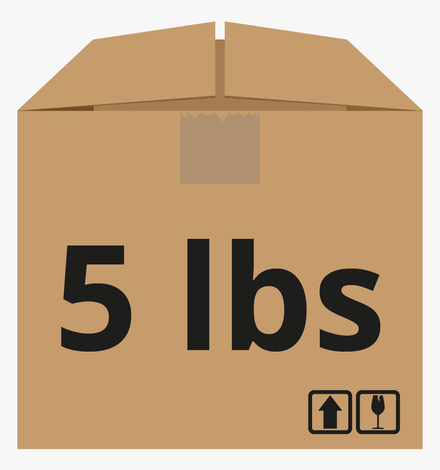 Shopusa 5lbs - Carton, HD Png Download , Transparent Png Image - PNGitem