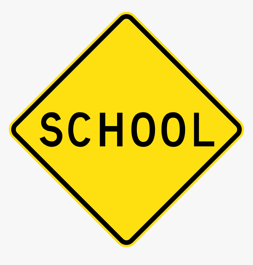Signboard Clipart Transparent - School Zone, HD Png Download ...