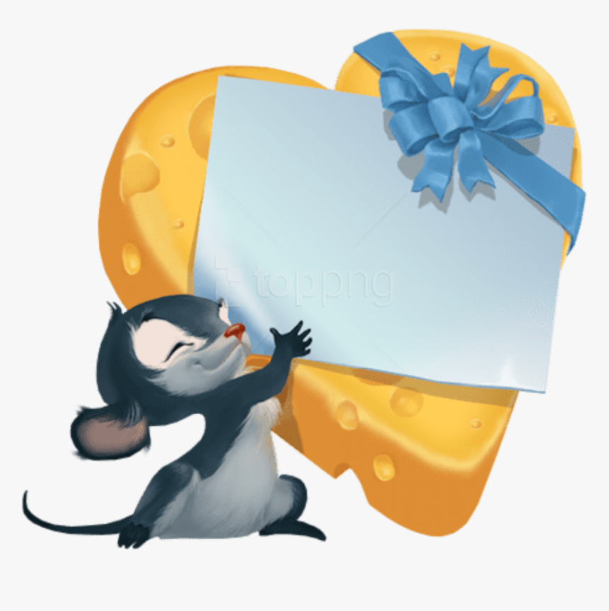 Transparent Cheese Clipart - Mouse With Cheese Png, Png Download ...