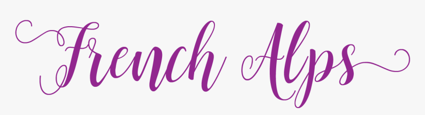 French Alps Png - Calligraphy, Transparent Png , Transparent Png Image ...