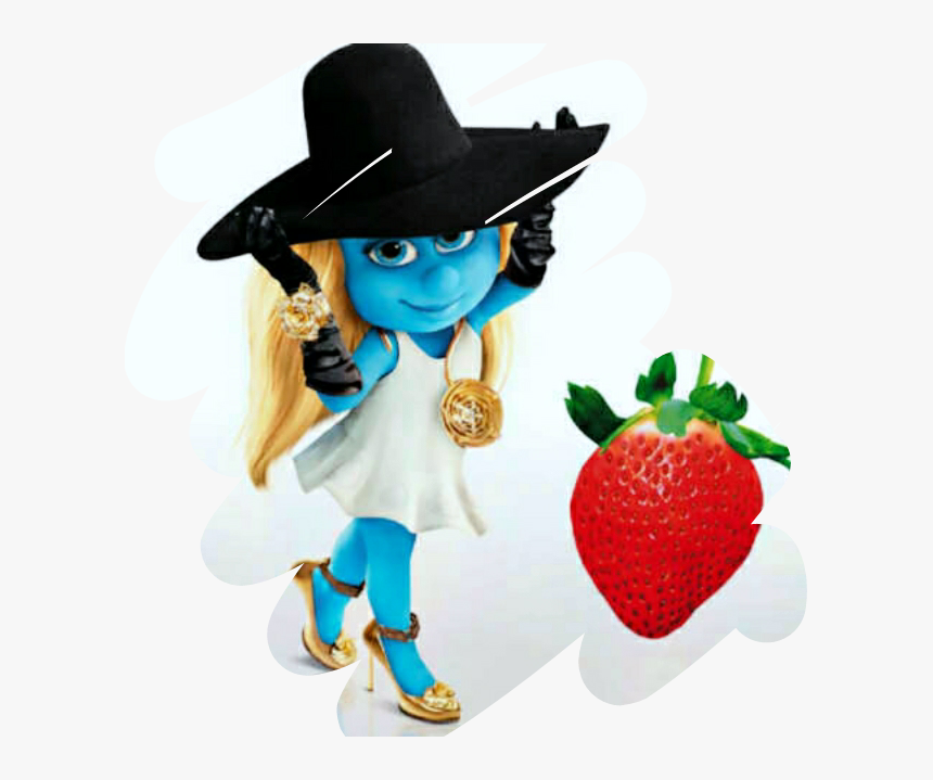 Thesmurf Smurf Blue White Gold Strawberry - Smurfette Harper's Bazaar ...