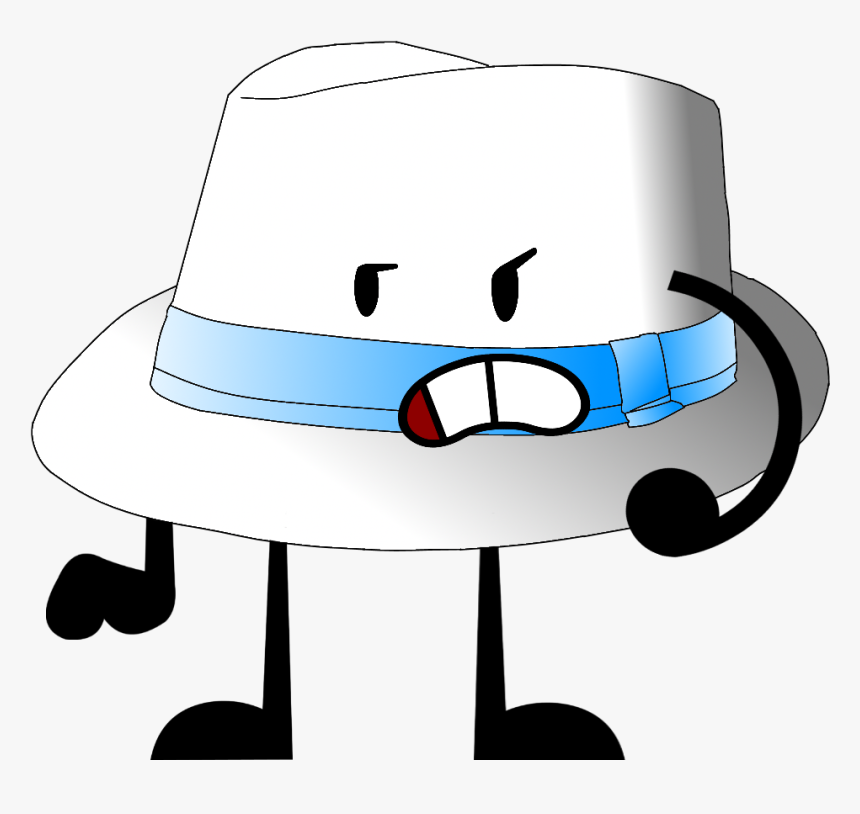 Black And White Download Fedora Clipart Blue - Bfdi Fedora, HD Png ...