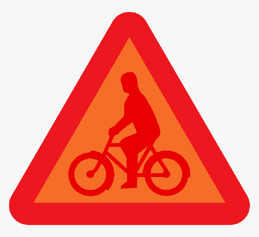 Sign, Transportation, Bicycle, Warning, Roadsigns - Clipart Person ...