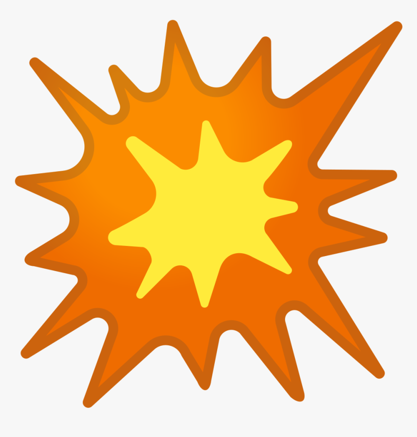 Collision Icon - Emoji Explosão, HD Png Download , Transparent Png ...