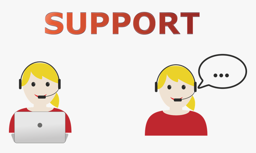 Customer Service Staff Cartoon, HD Png Download , Transparent Png Image ...