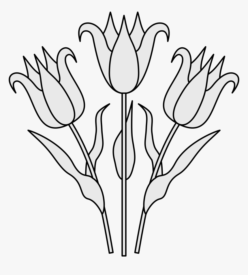 Heraldry Tulip, HD Png Download , Transparent Png Image - PNGitem