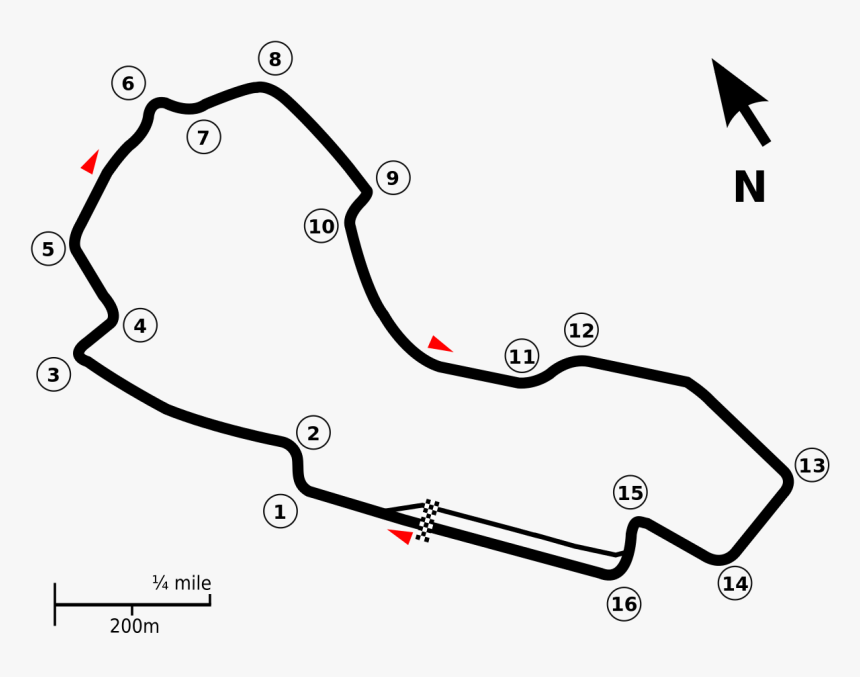 Circuit Melbourne Drs Zones, HD Png Download , Transparent Png Image ...