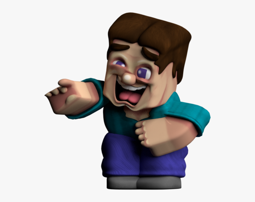 Steve Laughing Clipart , Png Download - Minecraft Skin Steve Memes ...