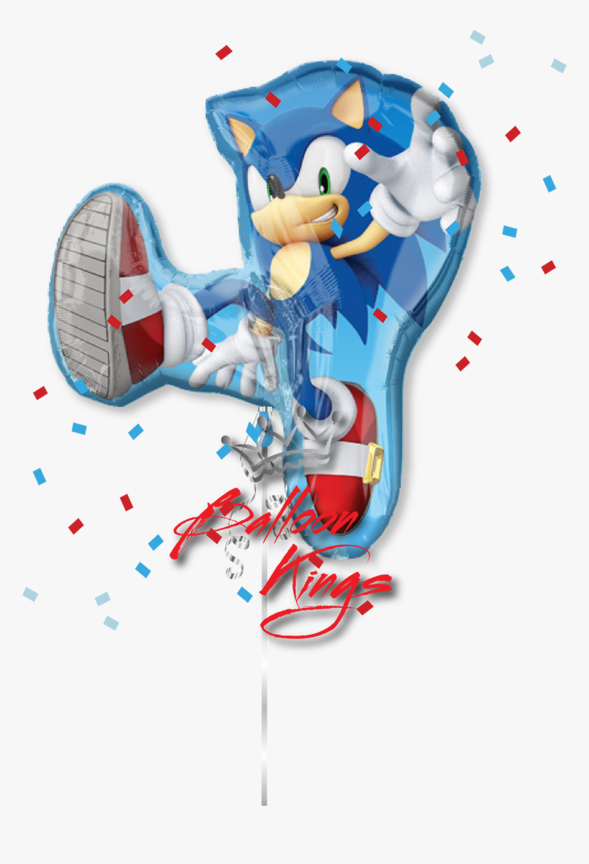 Sonic The Hedgehog - Sonic The Hedgehog Balloons, HD Png Download ...