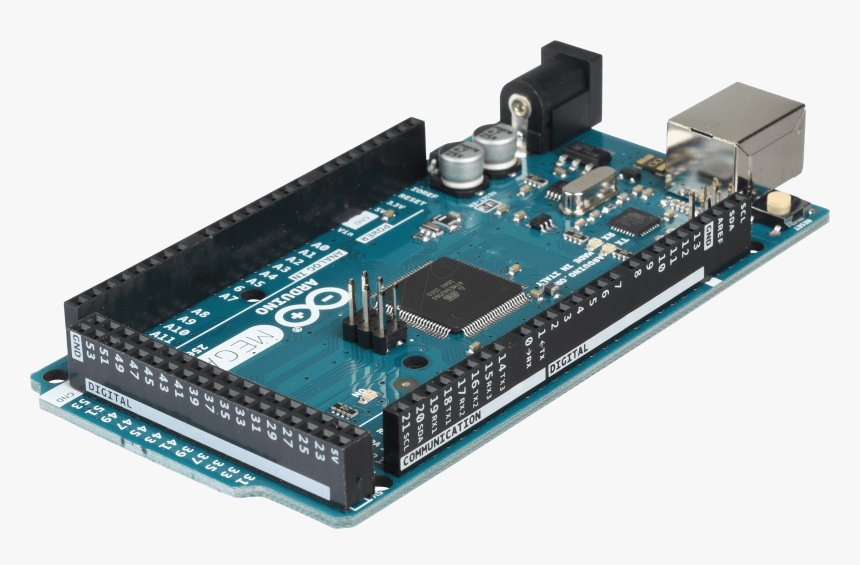Arduino Mega 2560, Atmega1280, Usb Arduino A000067 - Arduino, HD Png ...