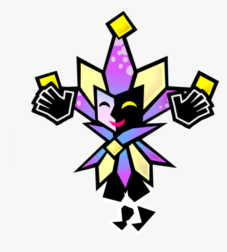 Put Your Hands In The Air - Dimentio Super Paper Mario, HD Png Download ...