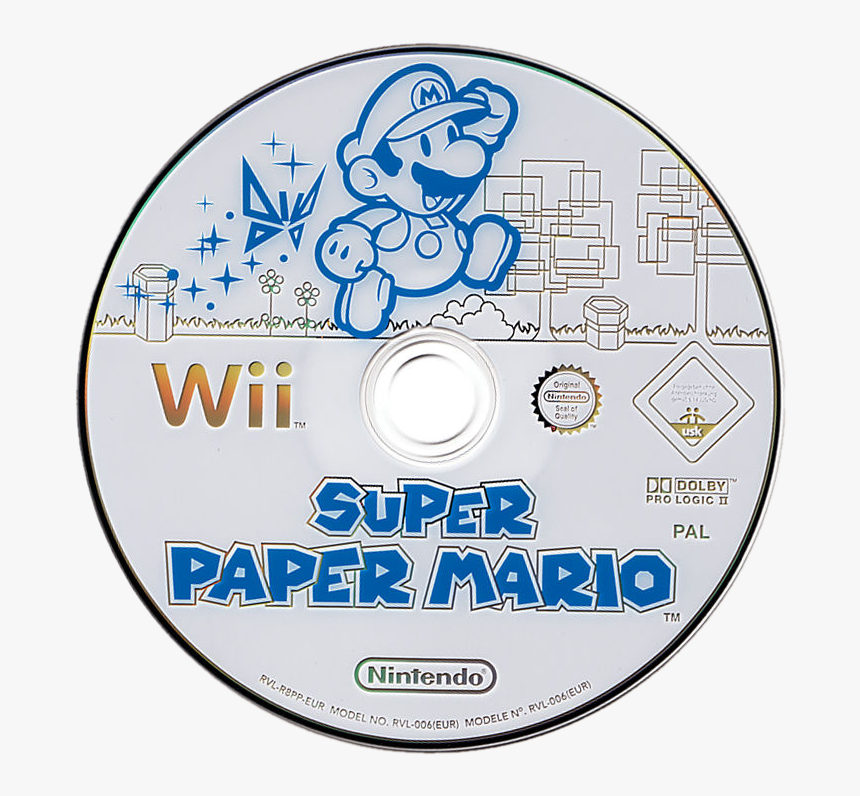 Super Paper Mario Cd, HD Png Download , Transparent Png Image - PNGitem