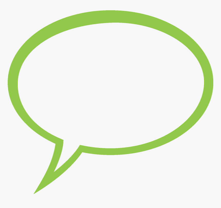 Bubble-comment - Green Speech Bubble Transparent, HD Png Download ...