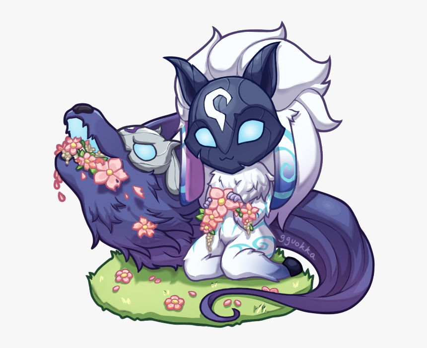 Fanart Kindred League Of Legends, HD Png Download , Transparent Png ...