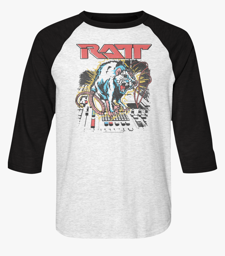 Shocked Ratt Raglan Baseball Shirt - Ratt Band Art, HD Png Download ...