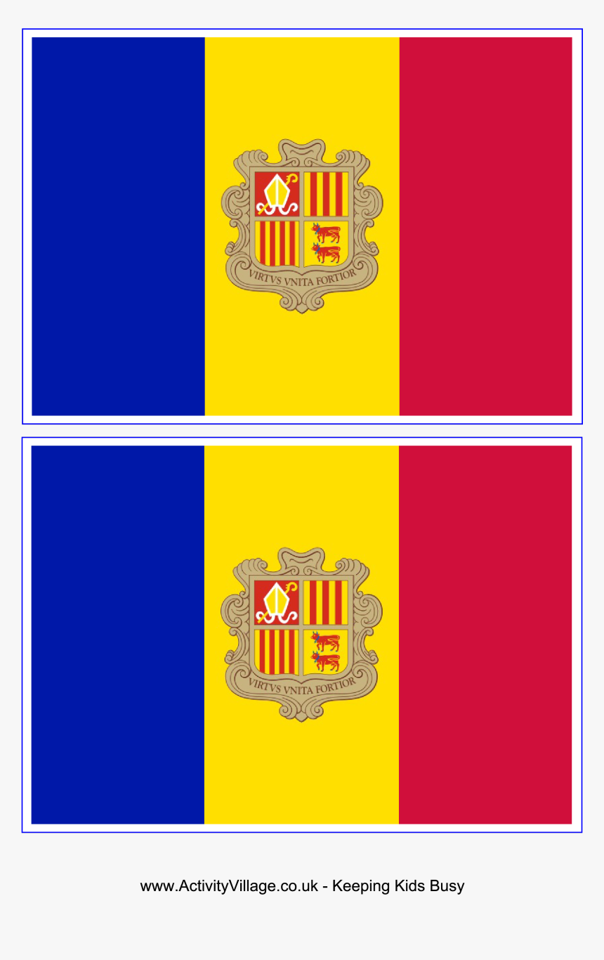 Andorra Flag Main Image - Crest, HD Png Download , Transparent Png ...