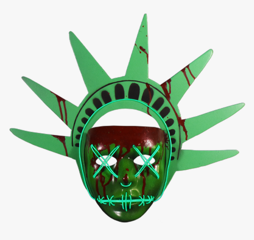 Election Year Lady Liberty Light Up Mask - Lady Liberty Purge Mask, HD ...