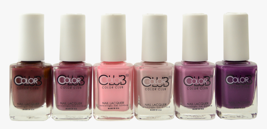 Color Club 6 Pc Wild Mulberry Collection, HD Png Download , Transparent ...