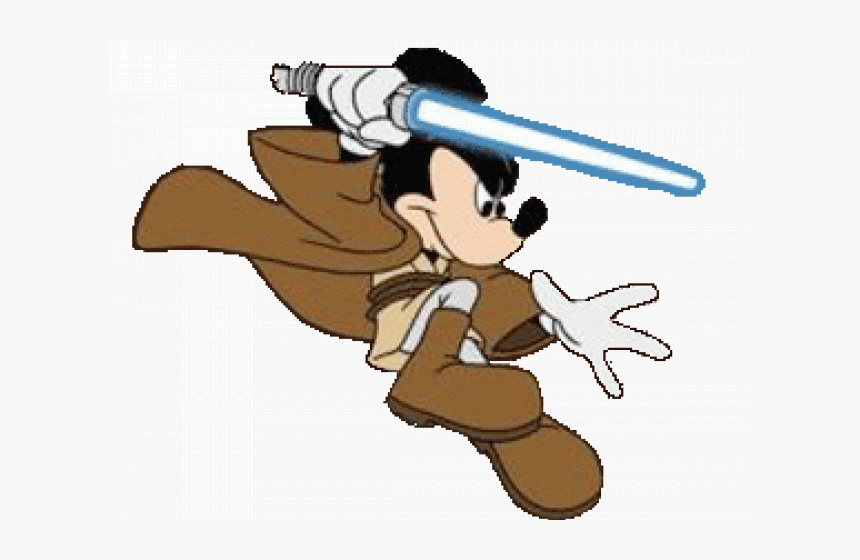 Wars Clipart Jedi Mickey - Star Wars Mickey Png, Transparent Png ...