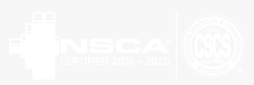 Nsca Certification Logo - Jhu Logo White, HD Png Download , Transparent Png Image - PNGitem