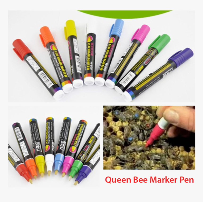 Honey Bee Beekeeping Marker Pens 8 Colors - Art, HD Png Download ...