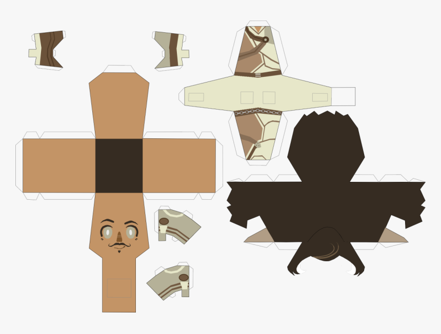 Jonathan Joestar Papercraft, HD Png Download , Transparent Png Image ...