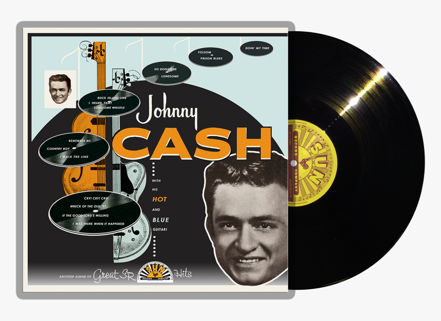 Johnny Cash With His Hot And Blue Guitar, HD Png Download , Transparent ...