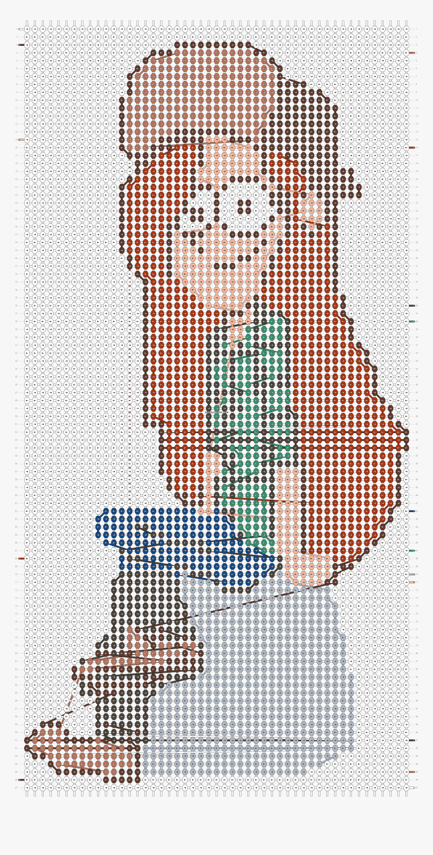 Alpha Pattern - Cross-stitch, HD Png Download , Transparent Png Image ...