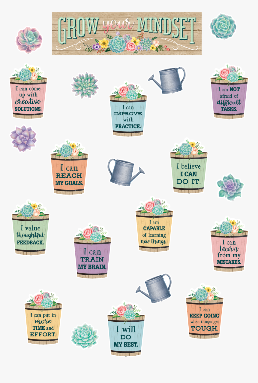 Growth Mindset Mini Bulletin Board, HD Png Download , Transparent Png ...