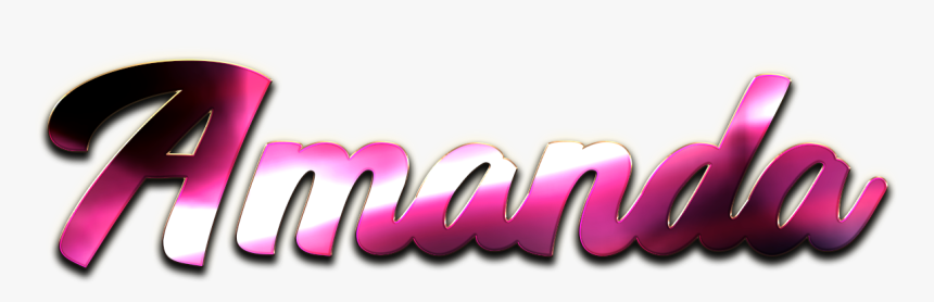 Amanda Name Design Png - Graphic Design, Transparent Png , Transparent ...
