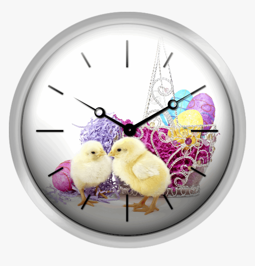 Easter Chicks - Easter Clock, HD Png Download , Transparent Png Image ...