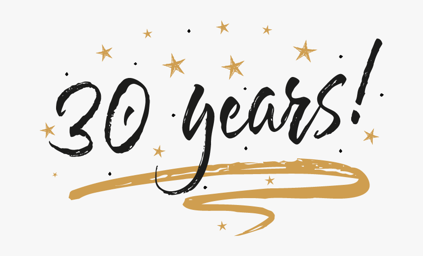 30 Year Logo - 30 Years Transparent Background, HD Png Download ...