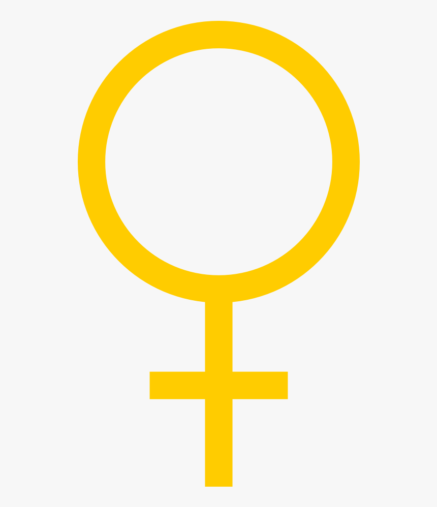 Female Symbol Color Colour Tangerine Yellow Xochi - Copyright, HD Png ...