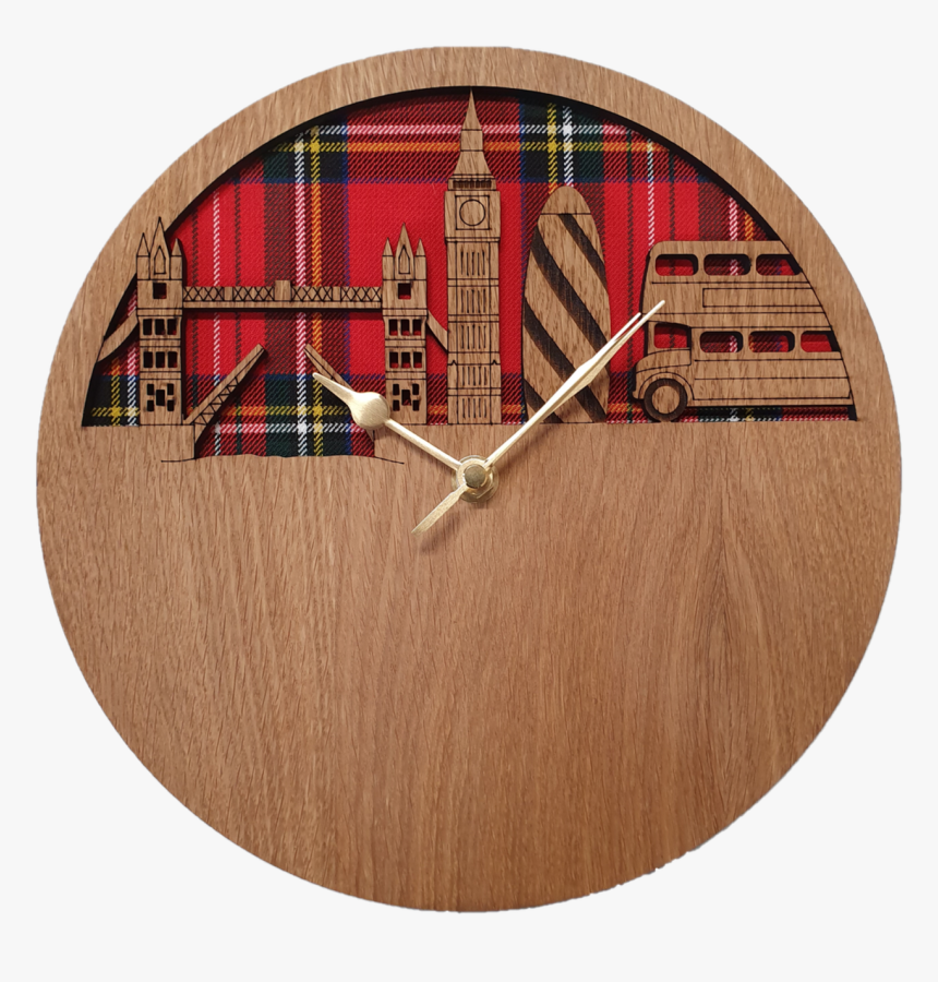 London Skyline Clock - Plywood, HD Png Download , Transparent Png Image ...