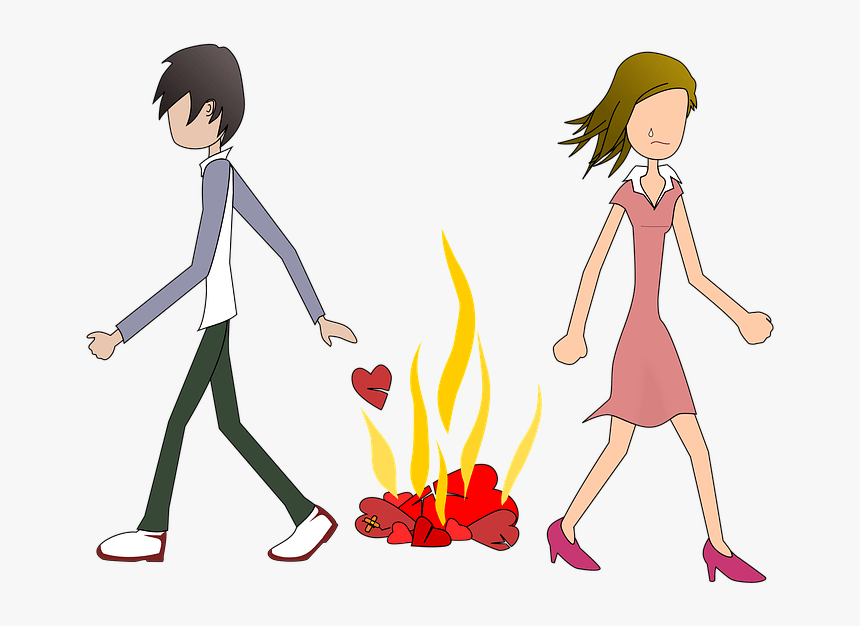 Breakup Couple Broke Up, HD Png Download , Transparent Png Image - PNGitem
