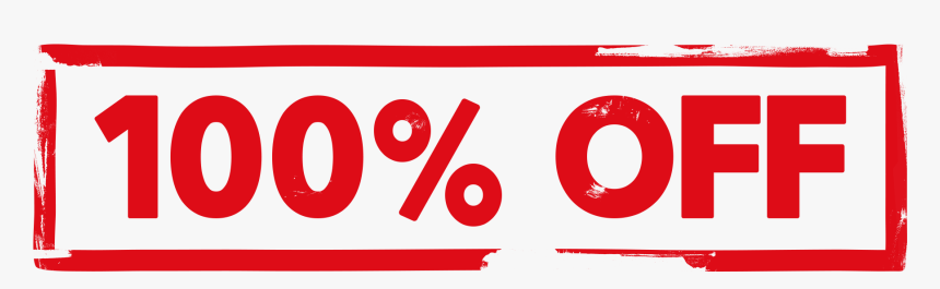 100 Percent Off Stamp Psd - Parallel, HD Png Download , Transparent Png ...
