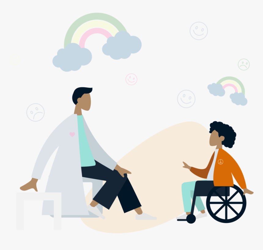Doctor Patient Smile 01 - Illustration, HD Png Download , Transparent ...