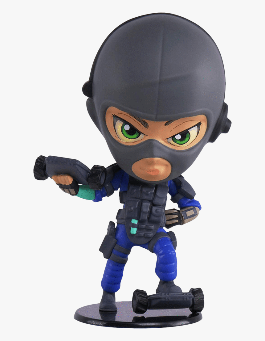 Twitch Chibi Vinyl Figure - Rainbow Six Siege Chibi Twitch, HD Png ...